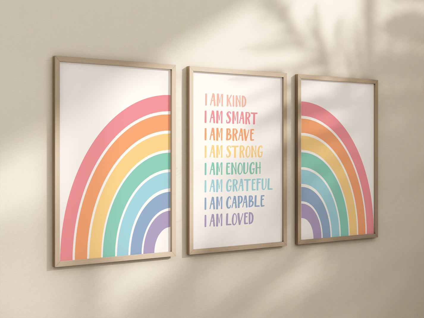 Affirmation for Kids Wall Art Set – Joyful Bird Store